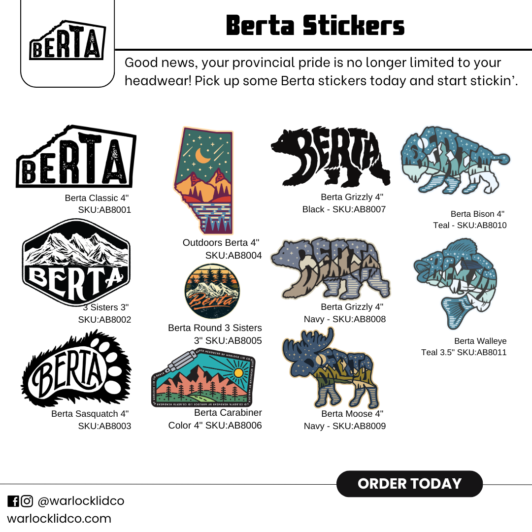 Berta Stickers – Warlock Lid Co