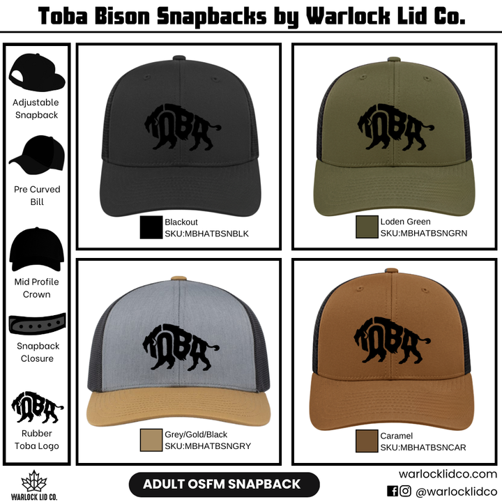 Toba Lids & Hats | Warlock Lid Co - Winnipeg’s Best Toba Hat Selection