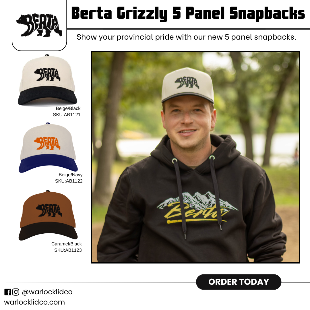 Berta Grizzly 5 Panel Hats – Warlock Lid Co