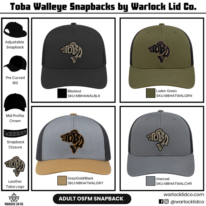 Toba Lids & Hats | Warlock Lid Co - Winnipeg’s Best Toba Hat Selection